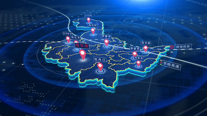 东北地区地图分享