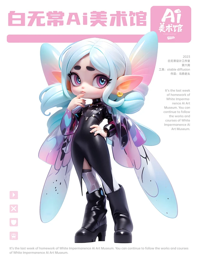 SD+Midjourney | 暗黑精灵IP 线稿上色-花瓣网