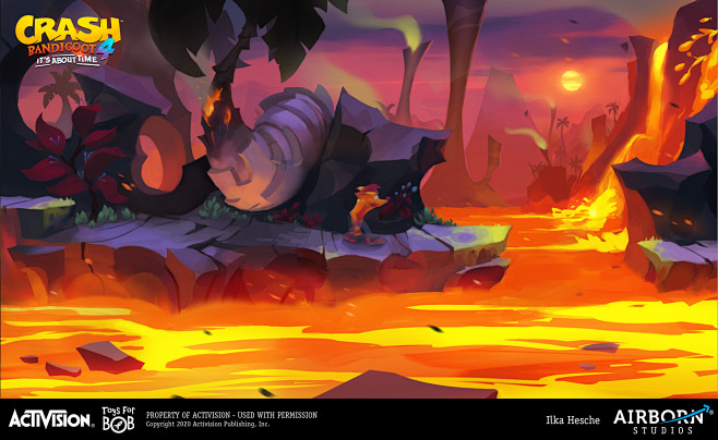 {游戏系列} 美国 Crash 4（场景，角色，UI）