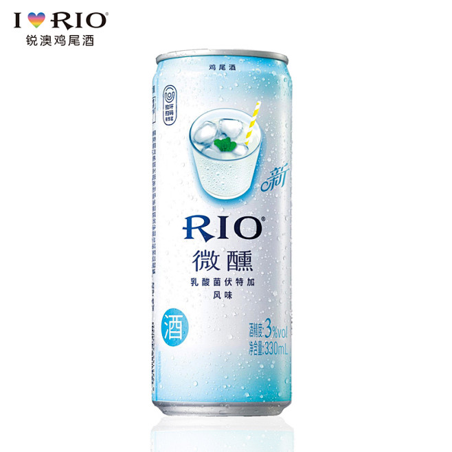 RIO锐澳 3度微醺系列鸡尾酒套餐 洋酒女士网红预调酒330ml*10-tmall.com天猫