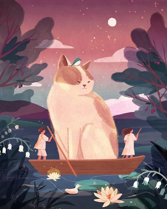 大喵~ cr.jayha.drawer -花瓣网