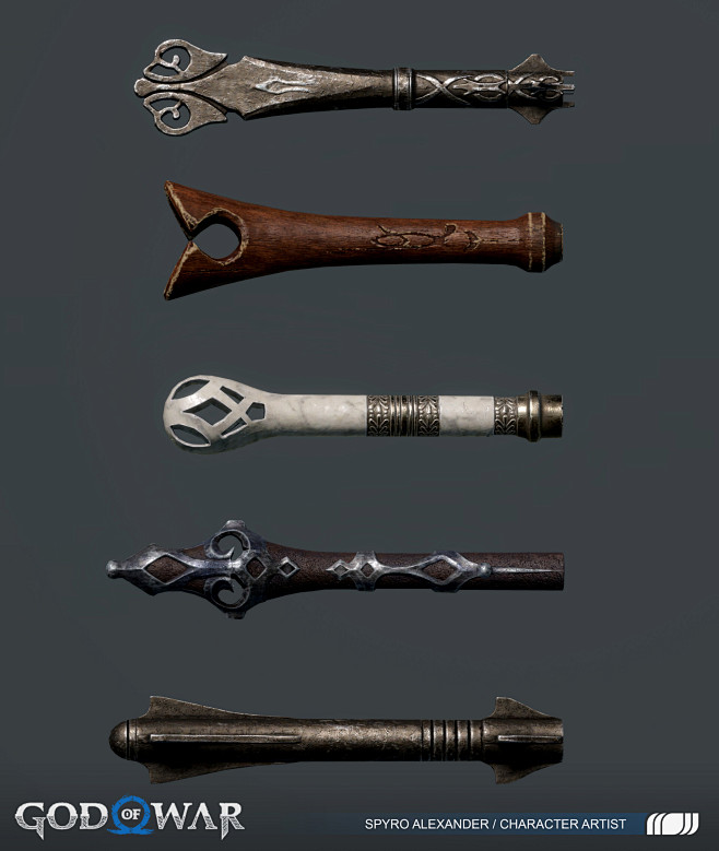 God of War Ragnarök - Draupnir Spear图片_道具图片素材-花瓣网