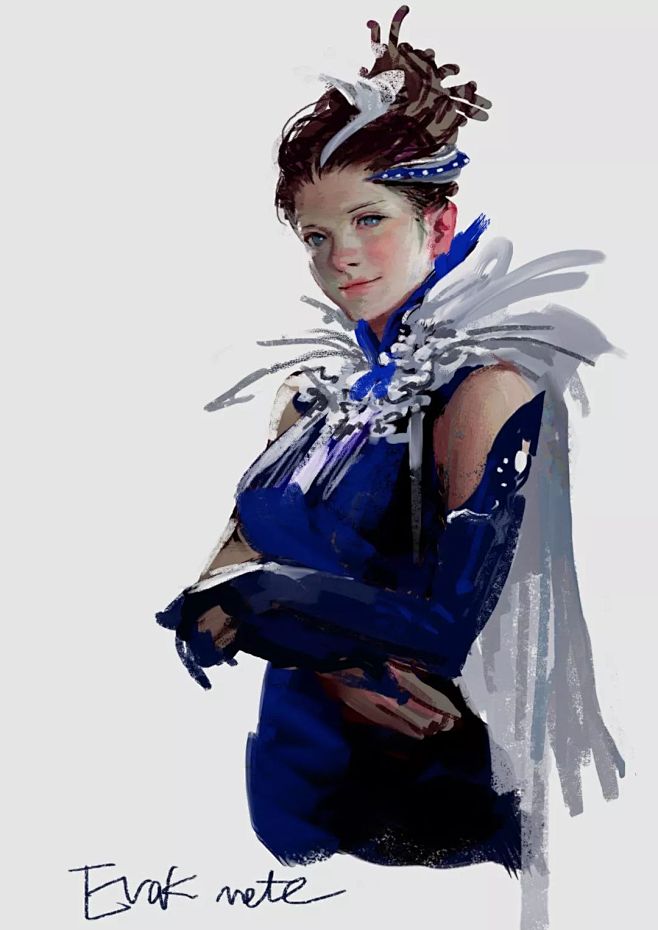 韩国角色概念设计师游戏角色设计 Erak note 作品