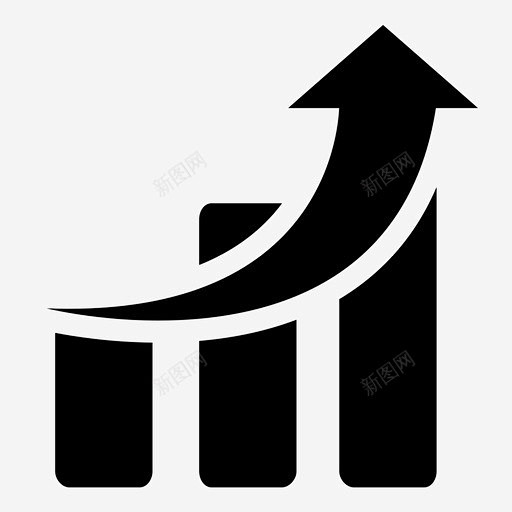 增长收入利润图标 标志 UI图标 设计图片 免费下载 页面网页 平面电商 创意素材