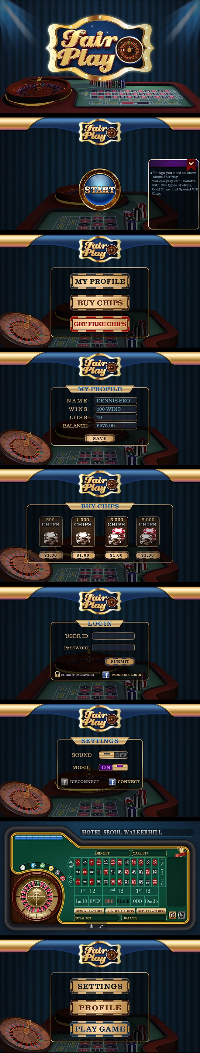 ArtStation - Roulette game design-花瓣网