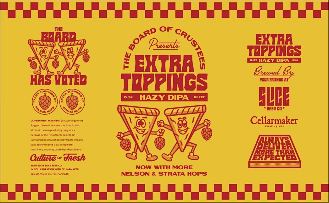 Extra Toppings label-花瓣网