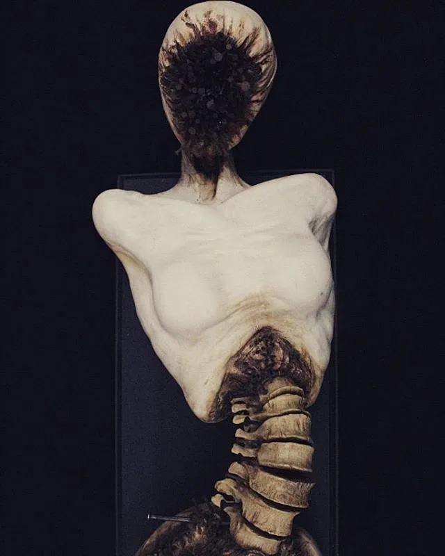 震撼人心的黑暗美学雕塑，来自墨西哥艺术家Emil Melmoth。（ins：emil_melmoth）-花瓣网