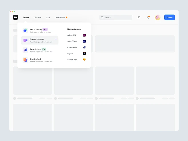 Minimal Navigation Tran Mau Tri Tam for UI8-花瓣网