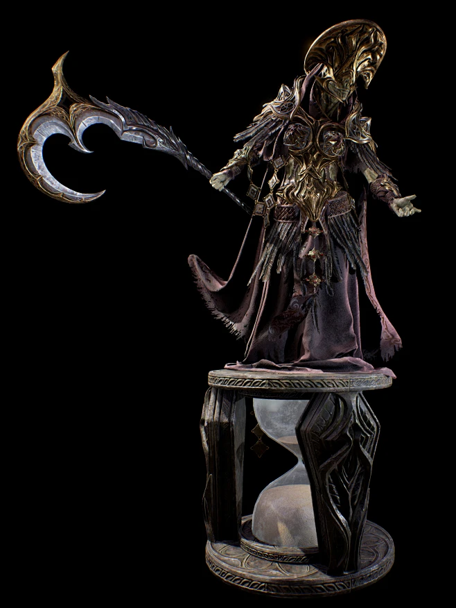 ArtStation - Crypt Keeper Statue-花瓣网