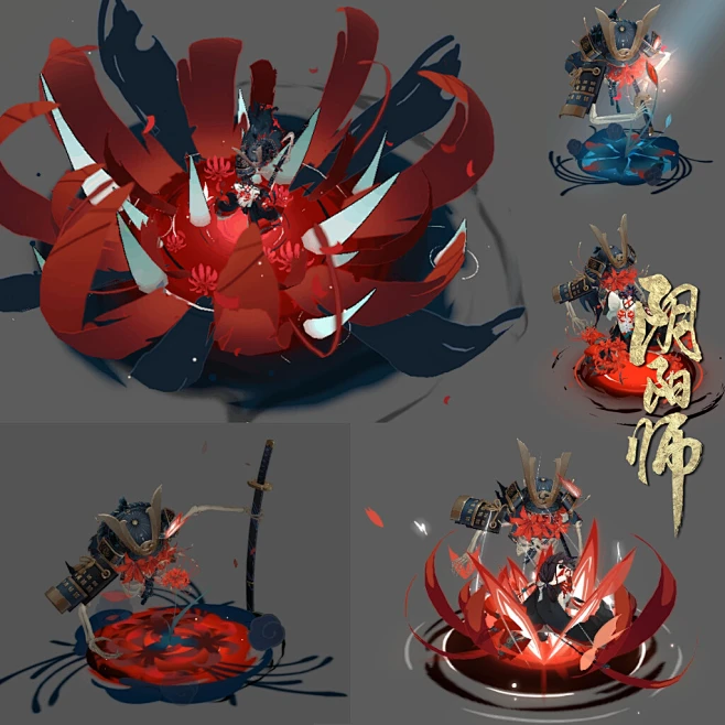 VFX_Sp bianhua_2020, Qiang Ma : 分享一下项目中制作的式神。 I’m super happy to share ...