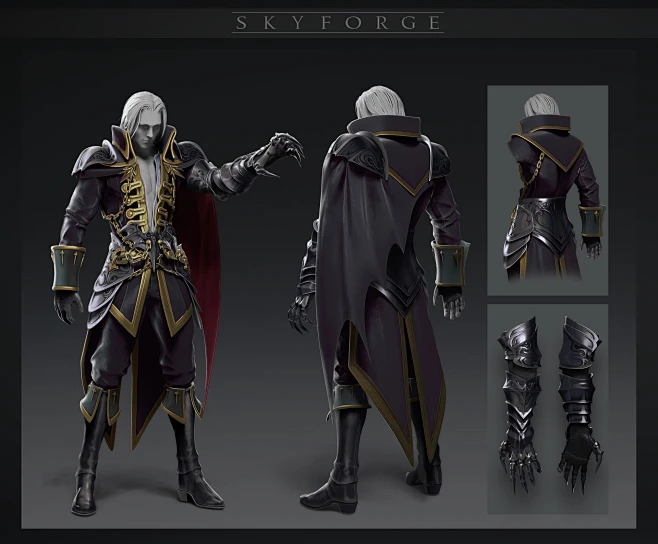 Halloween vampire costume, Dmitry Cherevatenko : Project SkyForge-花瓣网