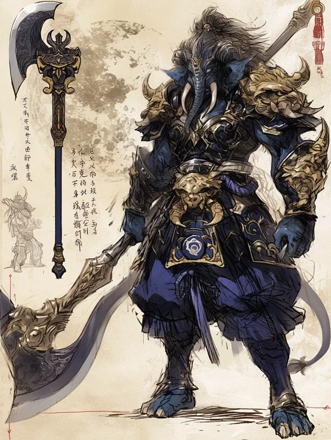 人物设计 | 黑神话悟空-花瓣网