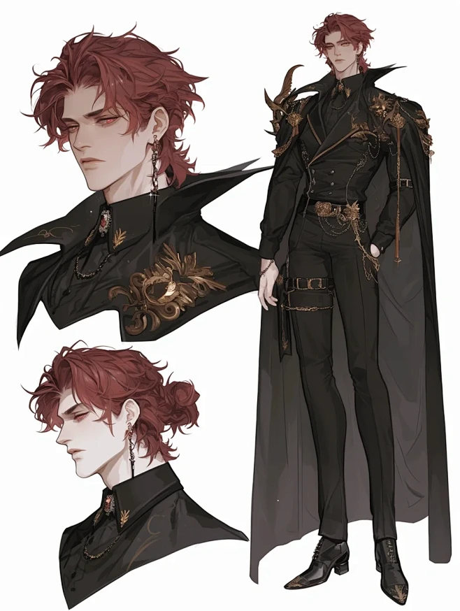 【OC设子】贵族夜行者 - 小红书-花瓣网