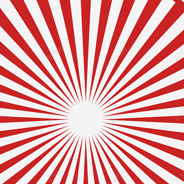 红色放射状焦点背景图 创意素材