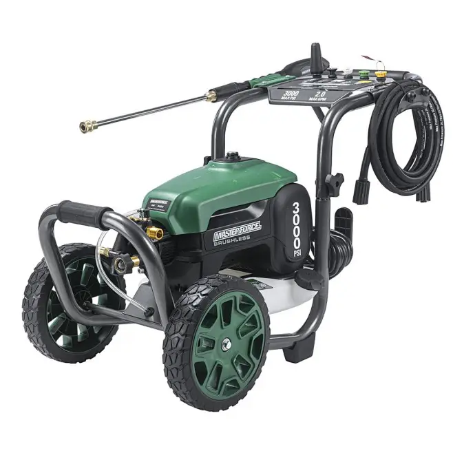 Masterforce® 3000 Max PSI 2.0 Max GPM 15-Amp Corded Electric Pressure ...