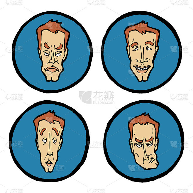面部表情，表情图标。