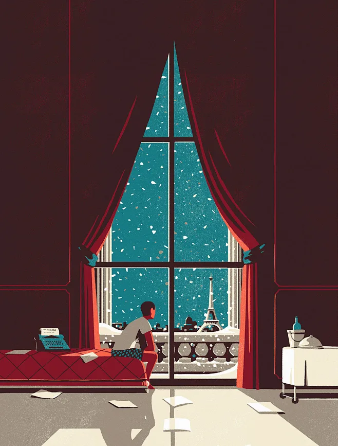 Tom Haugomat — Handsome Frank Illustration Agency : The use of light and a pastel cooler palette ...