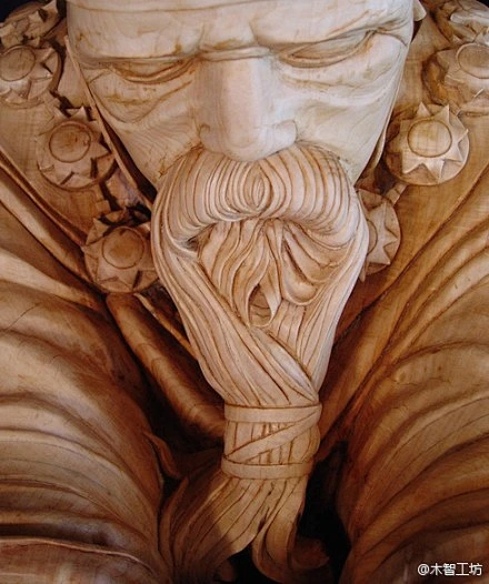 美国艺术家Steff Rocknak的木雕作品。-花瓣网