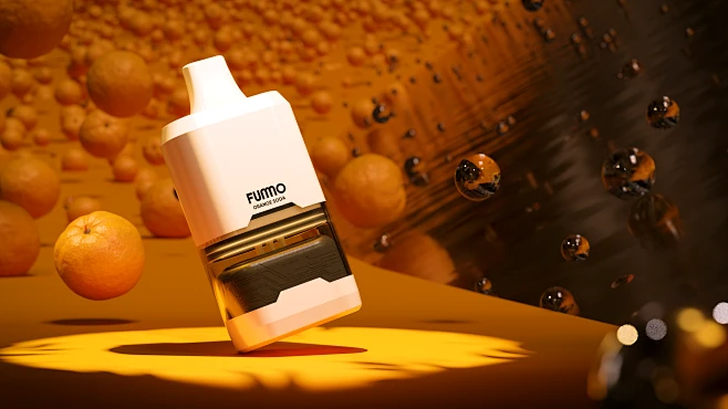 Vape Advertising product visualization 3D blender Render visualization-花瓣网