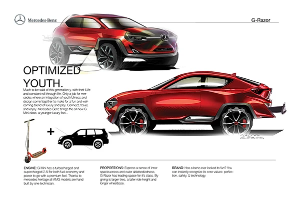 Mercedes-Benz G-Razor Concept on Behance-花瓣网