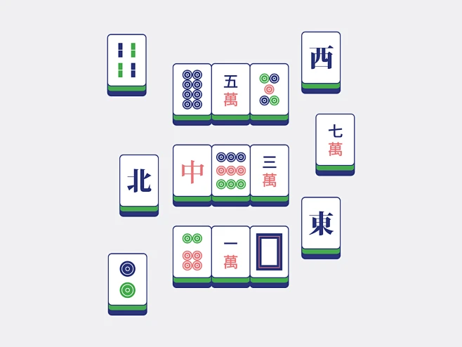mahjong book card china chinese illustration infographic mahjong play ...