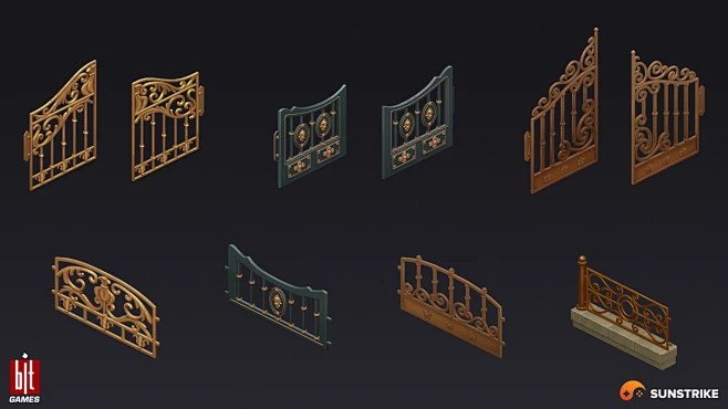 Architectural environment objects-花瓣网