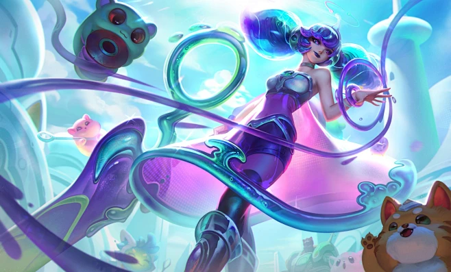 Space Groove Gwen Splash ( Chroma ) - League of Legends-花瓣网