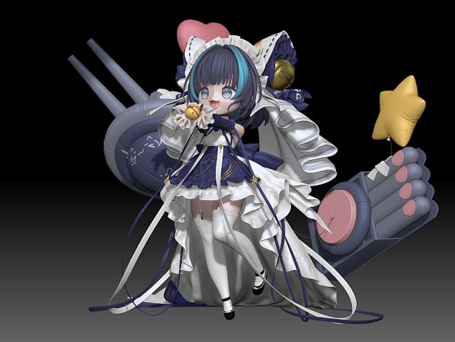 【碧蓝航线】小柴郡手办