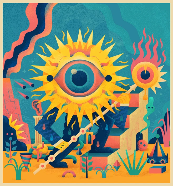 ILLUSTRATION Graphic Designer visual identity gig poster Character ...