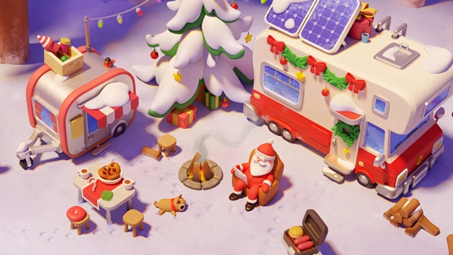 Rest after Christmas-花瓣网