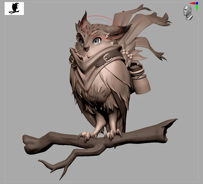 Messenger Owl-花瓣网