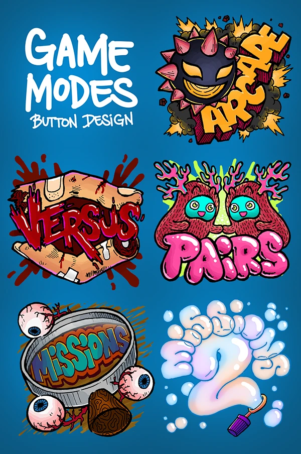 Hidden Doodles Game on Behance-花瓣网