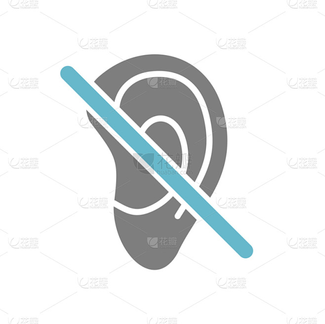 听障,计算机图标,插画,白色背景,易接近性,家庭护理,计算机,运动,粗心的,生病