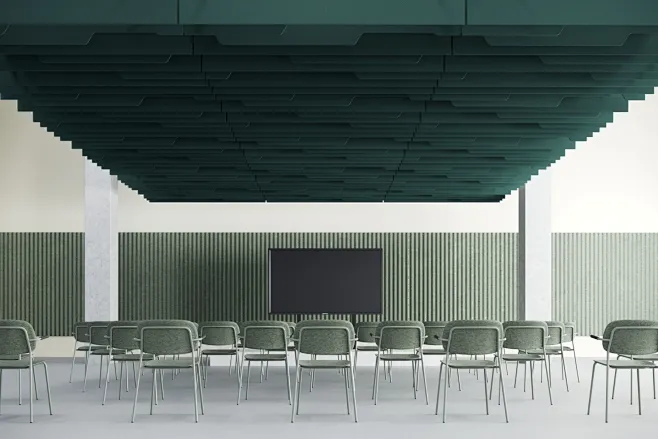 Acoustic Baffles PET Felt Ambigu - ReFelt : Acoustic Baffles PET Felt ...