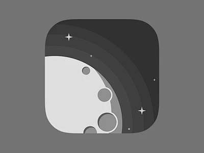 New icon for MOON图片_APP Icon图片素材-花瓣网