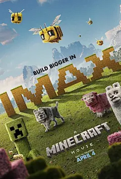Minecraft: The Movie Movie Poster-花瓣网