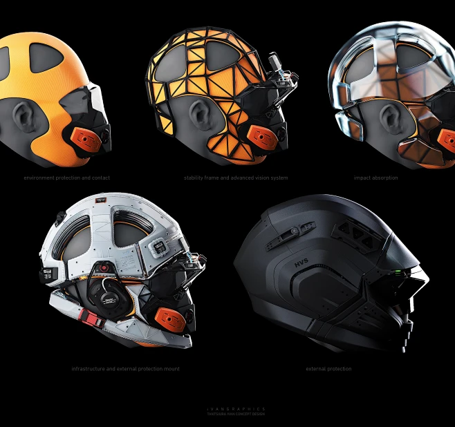 Military helmet prototype concept-花瓣网