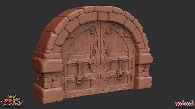 War Camp Door, Robert Walden : Environment asset I modeled and textured ...