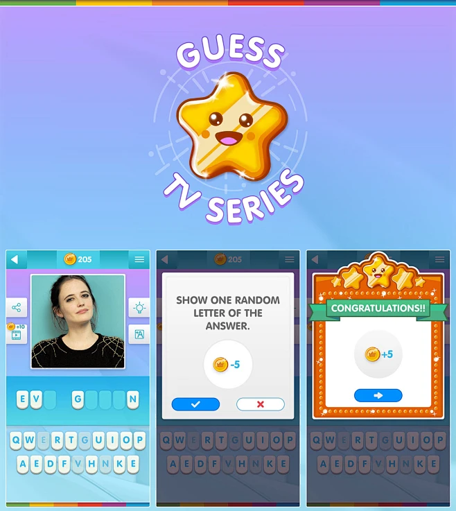 Guess Tv Series - Mobile game : Guess TV Series mobile game.-花瓣网