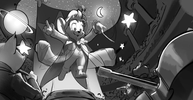 Tom and Jerry chase: Jerry star conductor-花瓣网