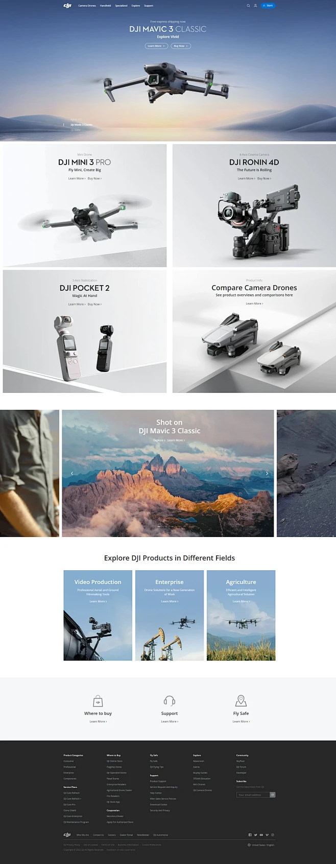 DJI - Official Website-花瓣网