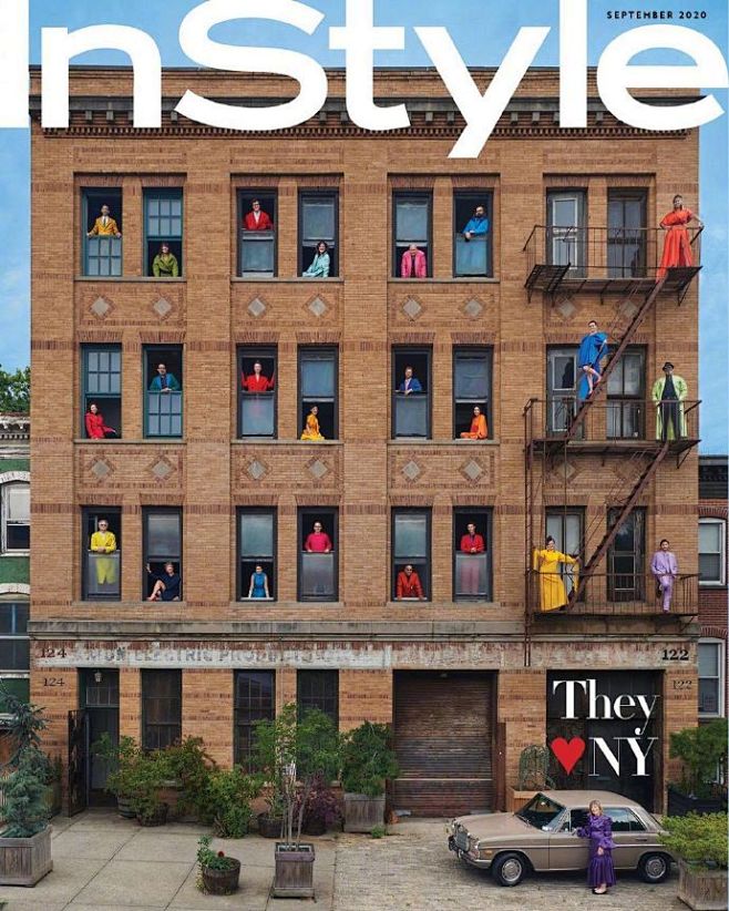 美国版《InStyle》九月刊，“They ♥ New York”主题，致敬摄影大师Ormond Gigli 1960年拍摄的“Girls ...