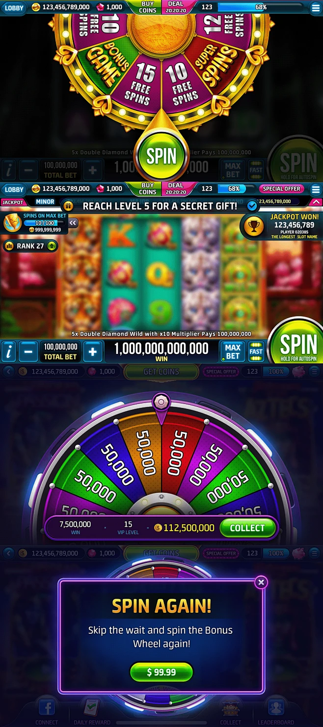 slots on Behance-花瓣网