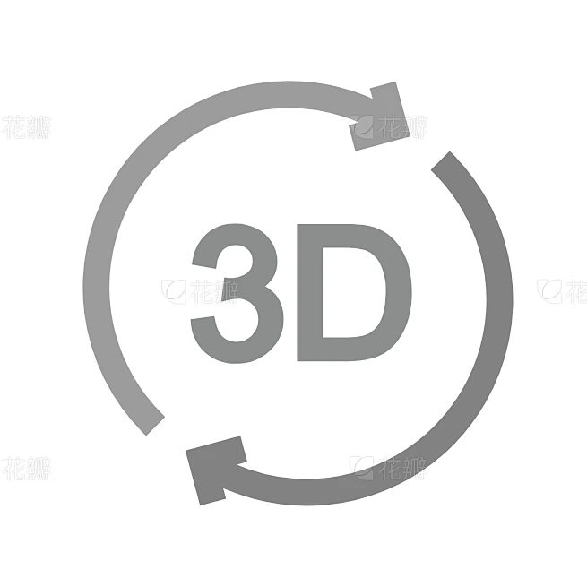 3D rotation素材-花瓣网