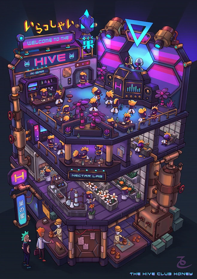 The Hive Club Honey, Bangzheng Du : Drunk honey, best honey图片_场景图片素材-花瓣网