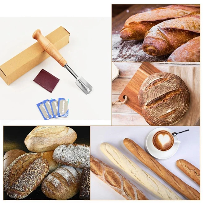 1.52US $ 45% OFF|Bread Bakers Cutter Cutting Tool Bread Lame Dough ...