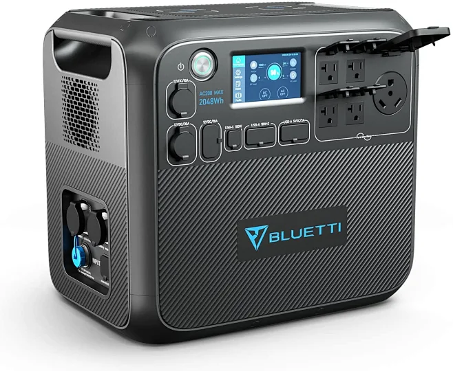Amazon.com : BLUETTI Portable Power Station AC200MAX, 2048Wh LiFePO4 ...