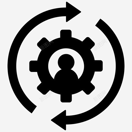 客户服务运营官支持图标 进度 icon 标识 标志 UI图标 设计图片 免费下载 页面网页 平面电商 创意素材