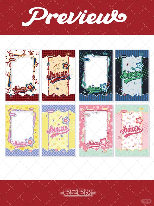 小卡设计 - 小红书搜索-花瓣网