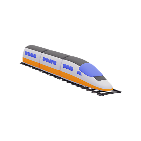 Train 3D Icon